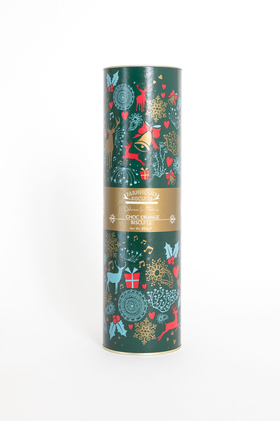 Kerstkoekjes chocolade sinaasappel in blik