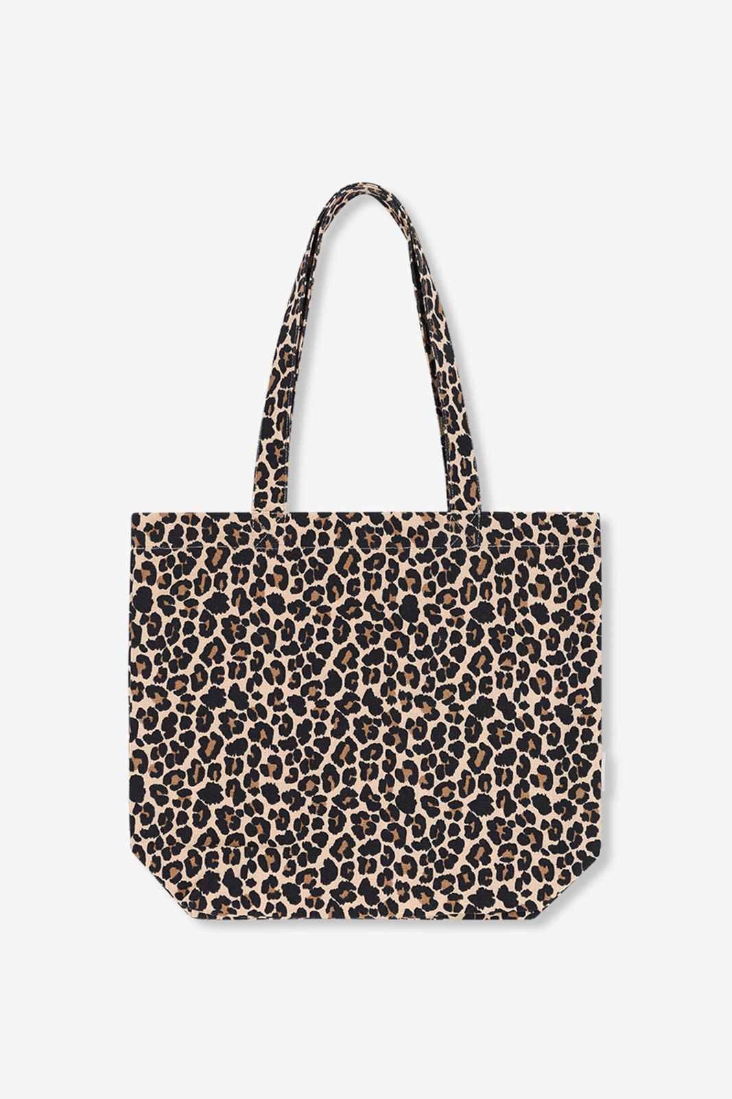 Bruine canvas shopper met leopard print - Kids | Sissy-Boy