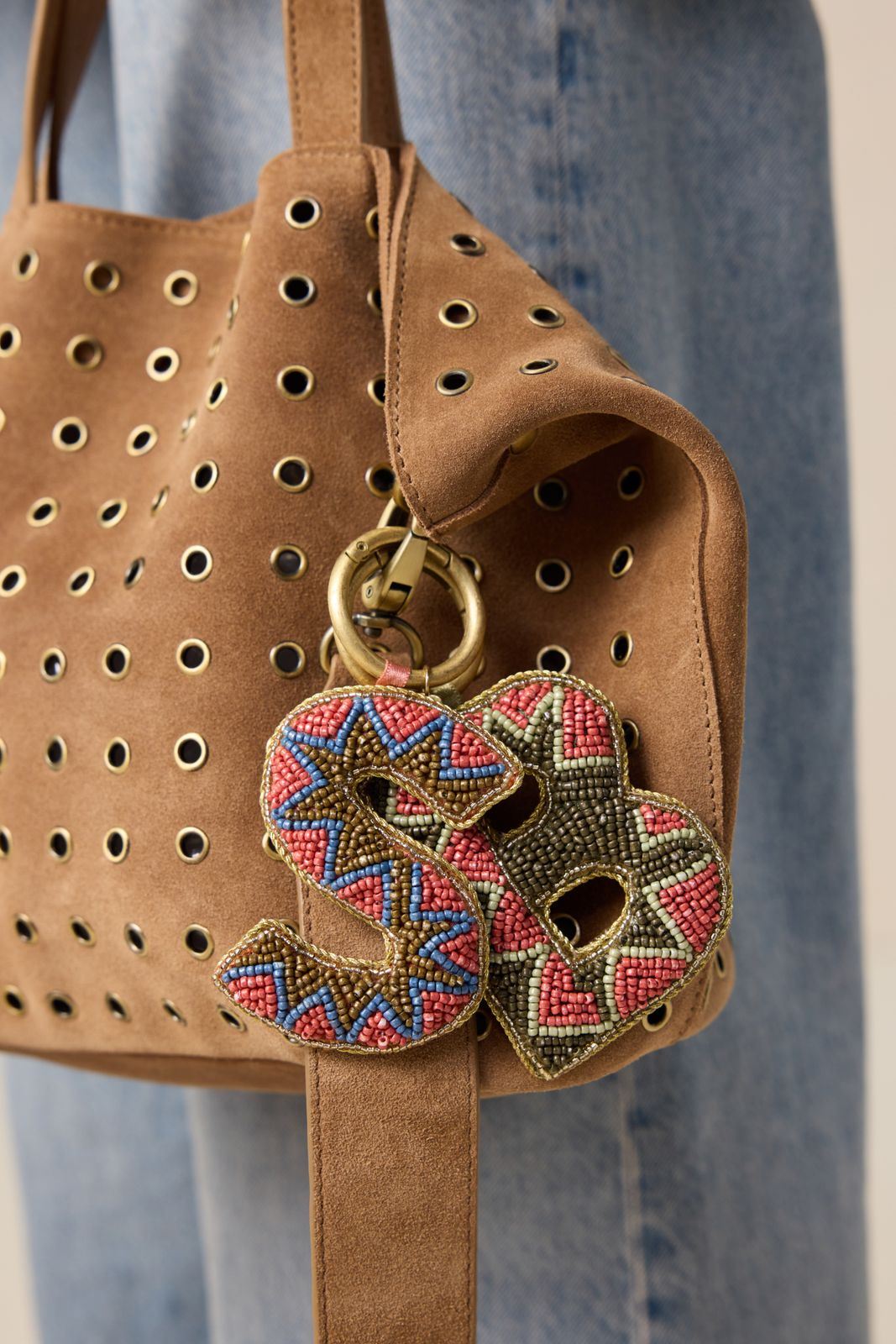 Lichtrode bag charm letter A - Dames | Sissy-Boy