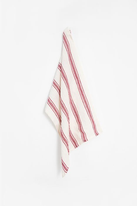Witte theedoek met rode strepen - Homeland | Sissy-Boy